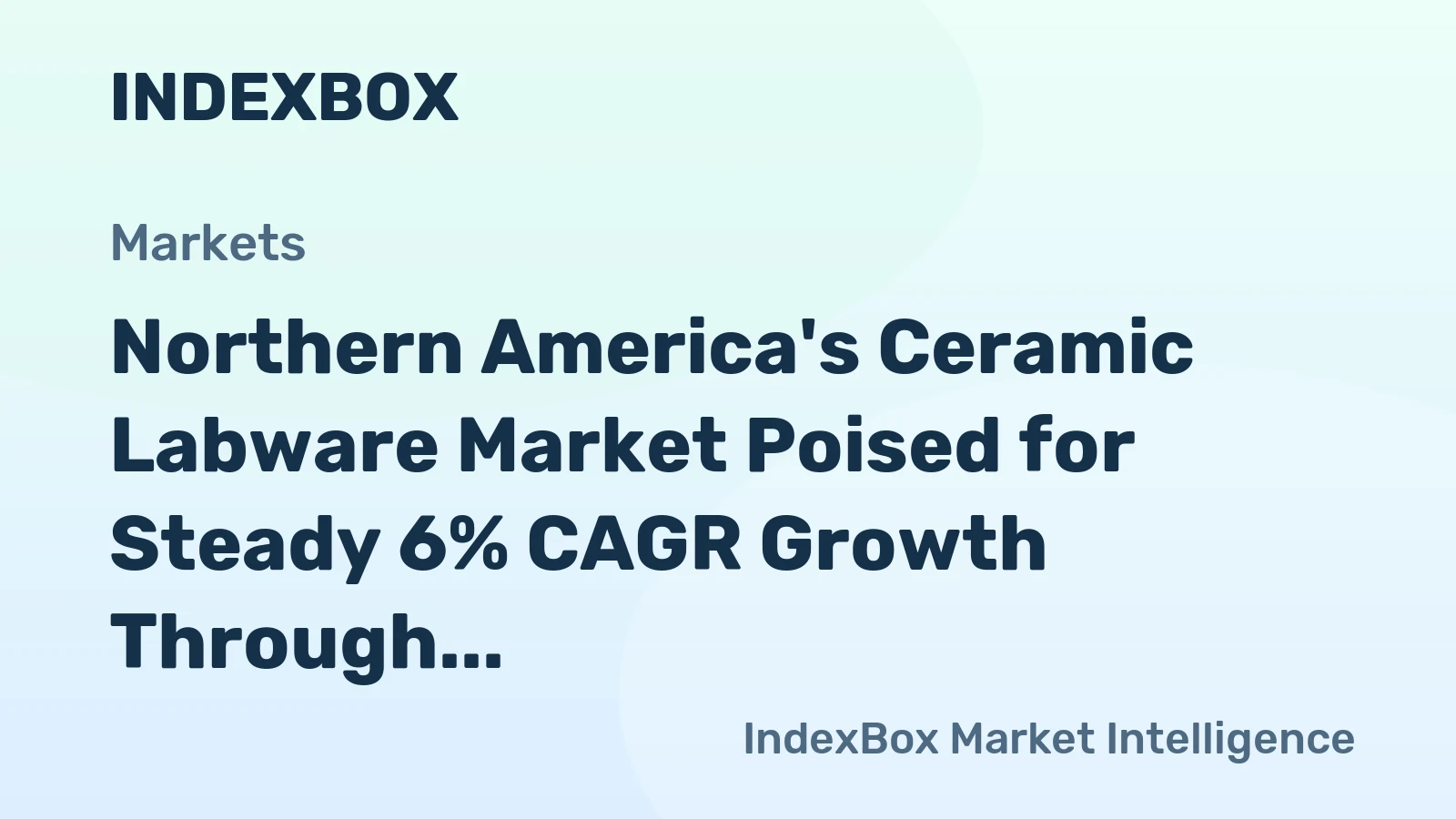 Northern America's Ceramic Labware Market Poised for Steady 6% CAGR Growth Through 2035