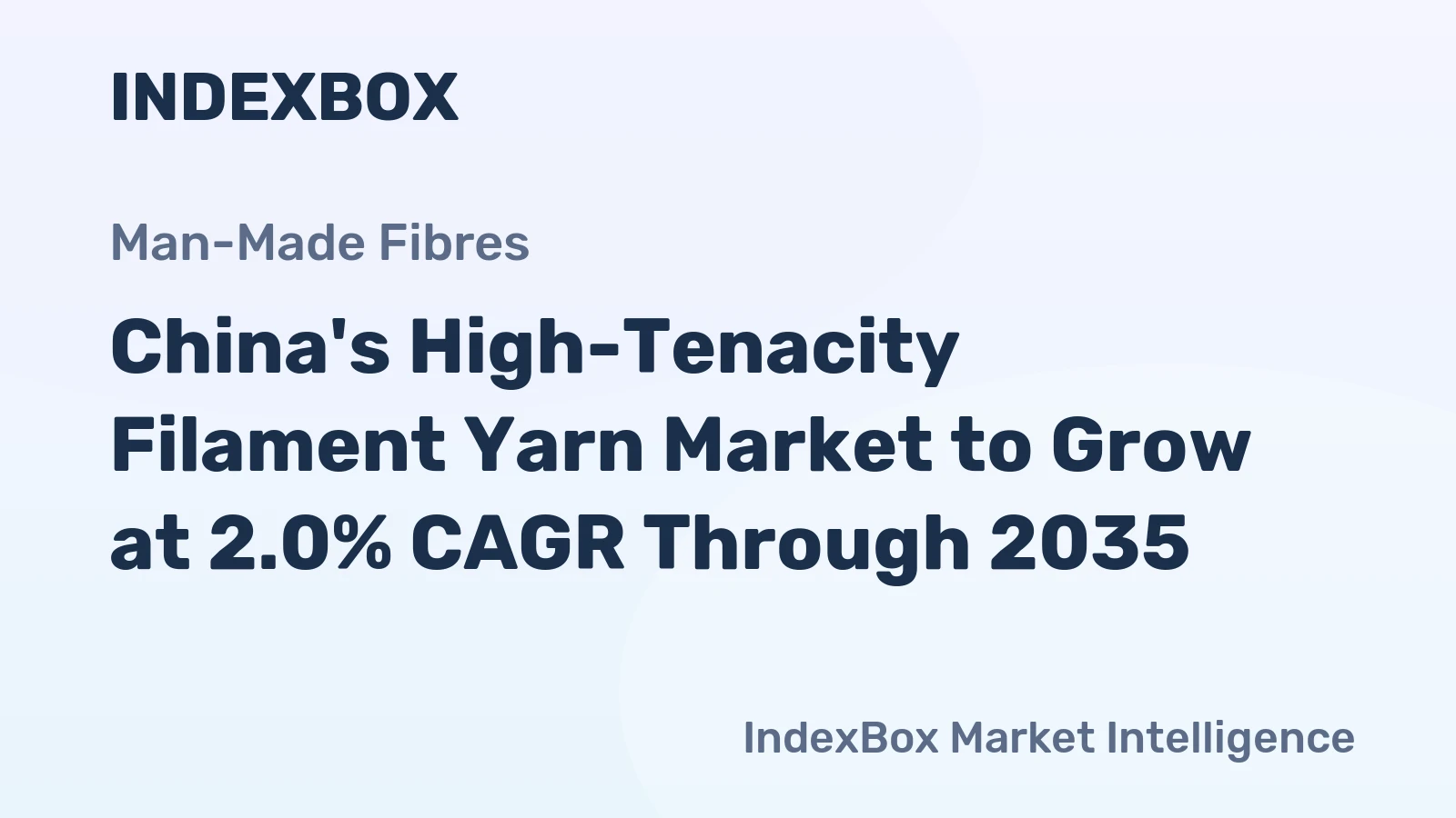 China's High-Tenacity Filament Yarn Market to Grow at 2.0% CAGR Through 2035