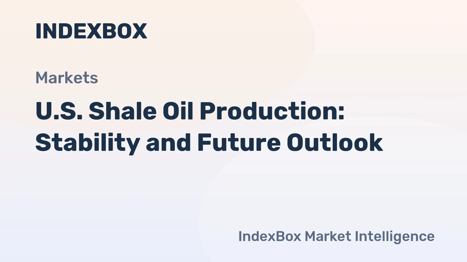 U.S. Shale Oil Production: Stability and Future Outlook