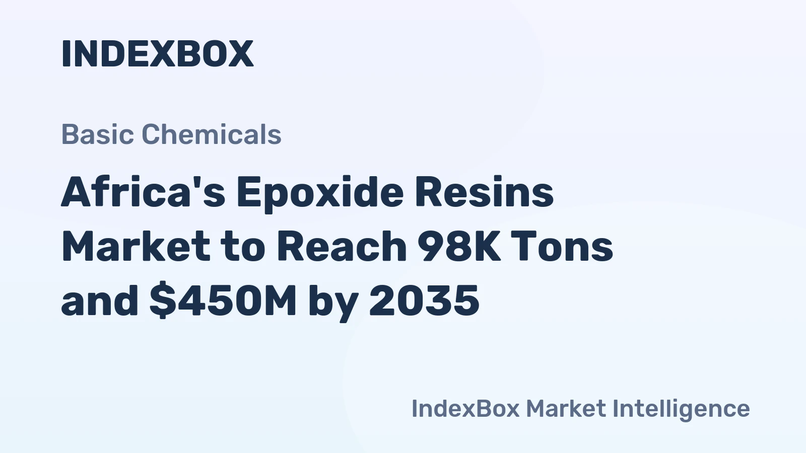 Africa's Epoxide Resins Market to Reach 98K Tons and $450M by 2035