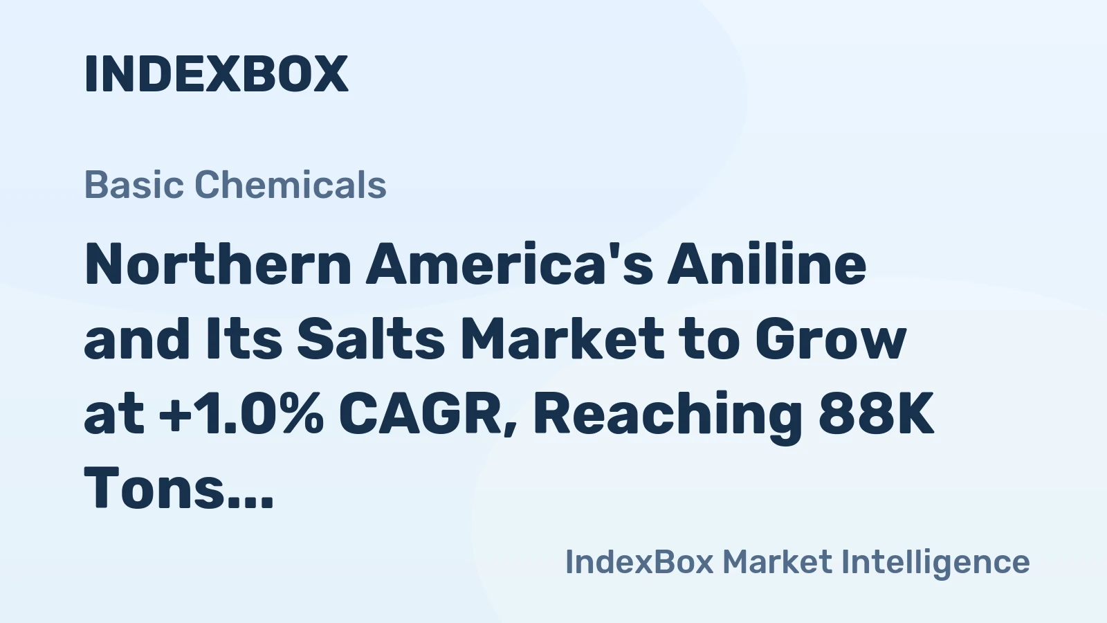 Northern America's Aniline and Its Salts Market to Grow at +1.0% CAGR, Reaching 88K Tons by 2035