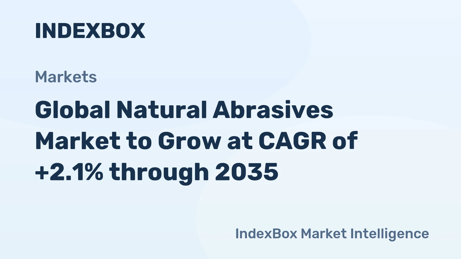 Global Natural Abrasives Market to Grow at CAGR of +2.1% through 2035