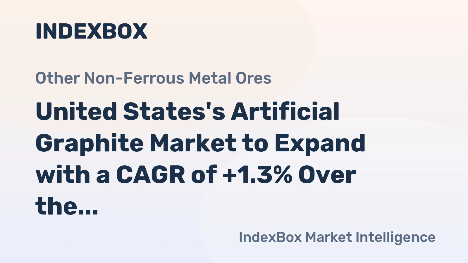 United States's Artificial Graphite Market to Expand with a CAGR of +1.3% Over the Next Decade