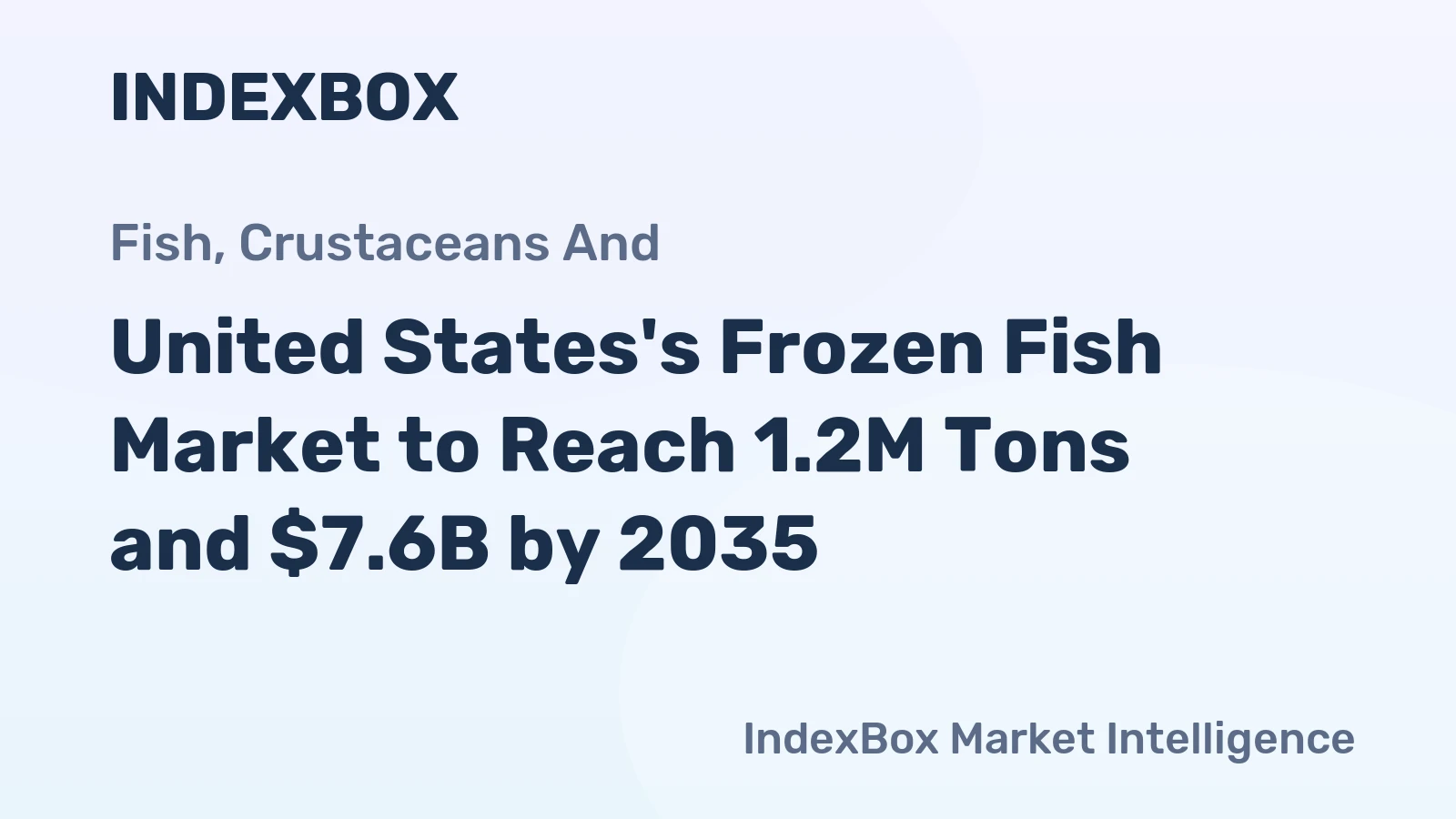 United States's Frozen Fish Market to Reach 1.2M Tons and $7.6B by 2035