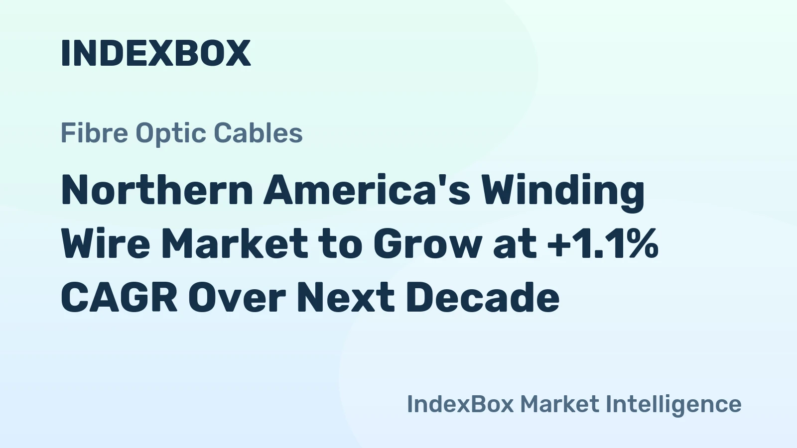 Northern America's Winding Wire Market to Grow at +1.1% CAGR Over Next Decade