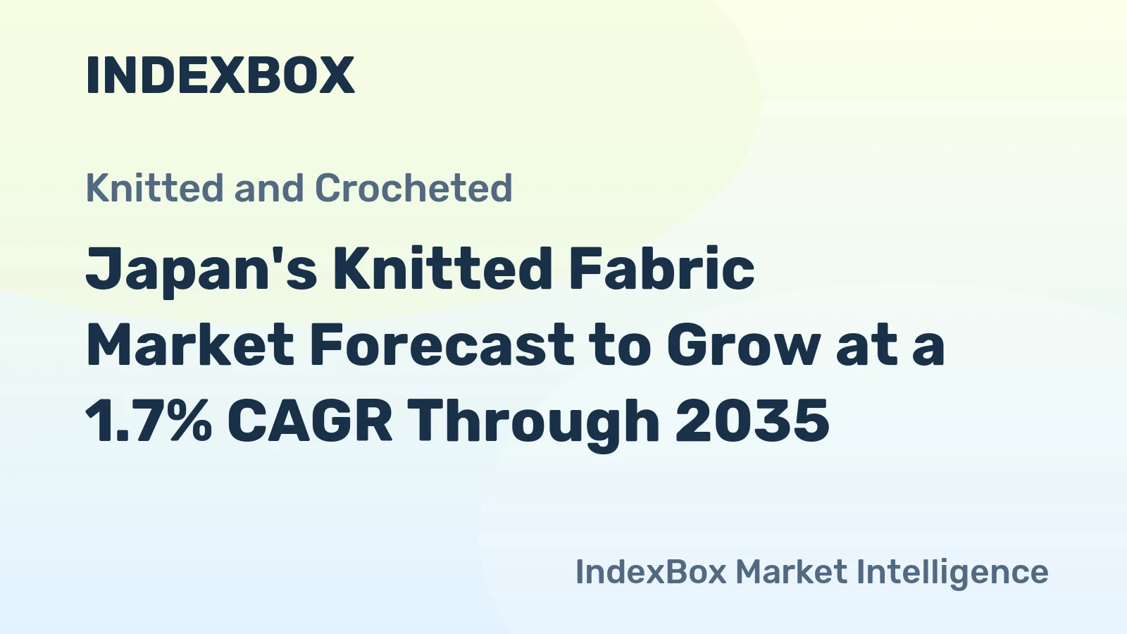 Japan's Knitted Fabric Market Forecast to Grow at a 1.7% CAGR Through 2035