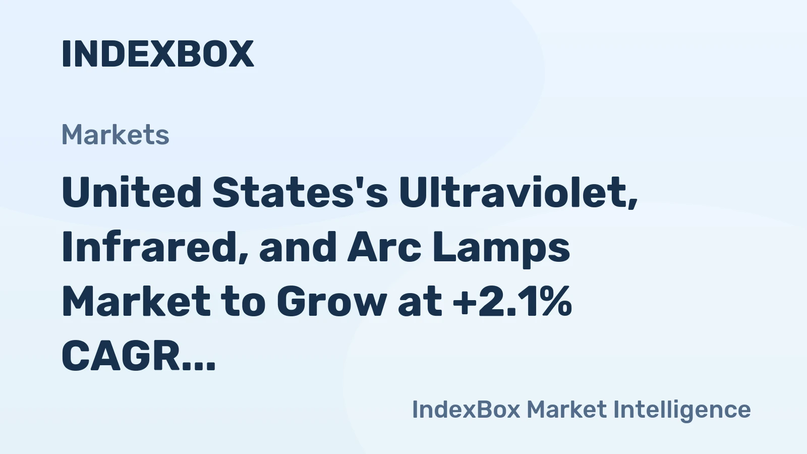 United States's Ultraviolet, Infrared, and Arc Lamps Market to Grow at +2.1% CAGR, Reaching 47M Units by 2035
