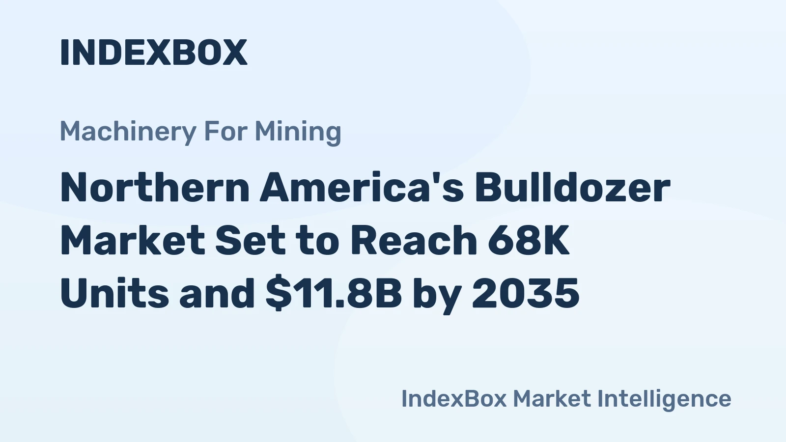 Northern America's Bulldozer Market Set to Reach 68K Units and $11.8B by 2035