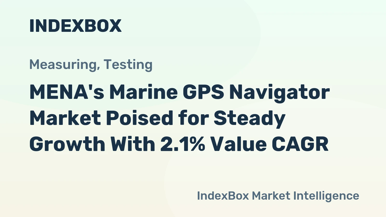 MENA's Marine GPS Navigator Market Poised for Steady Growth With 2.1% Value CAGR