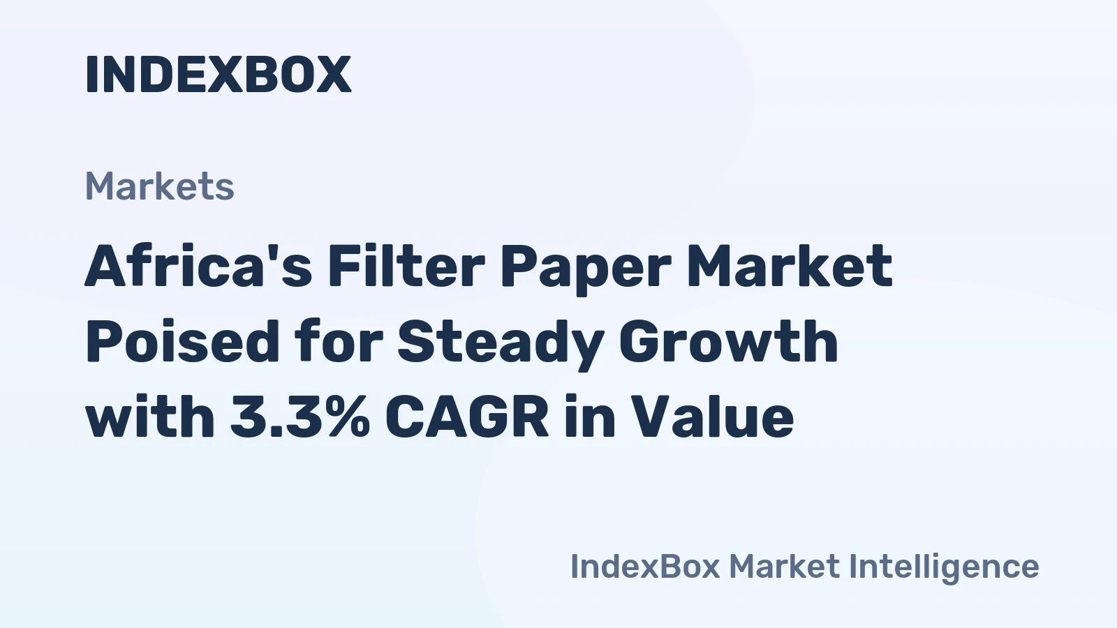 Africa's Filter Paper Market Poised for Steady Growth with 3.3% CAGR in Value