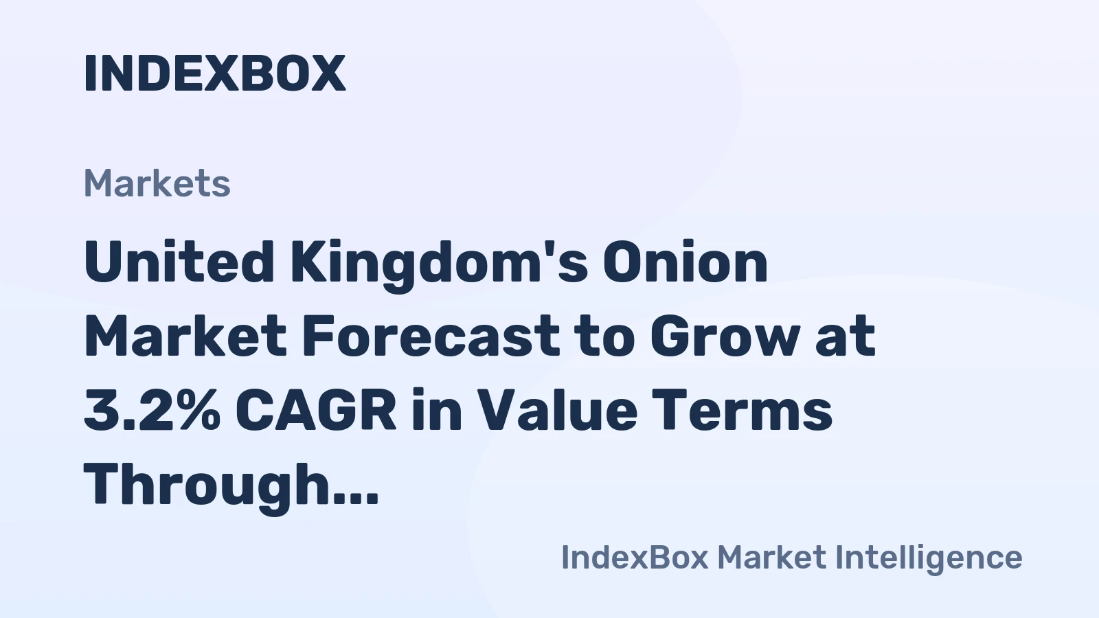 United Kingdom's Onion Market Forecast to Grow at 3.2% CAGR in Value Terms Through 2035