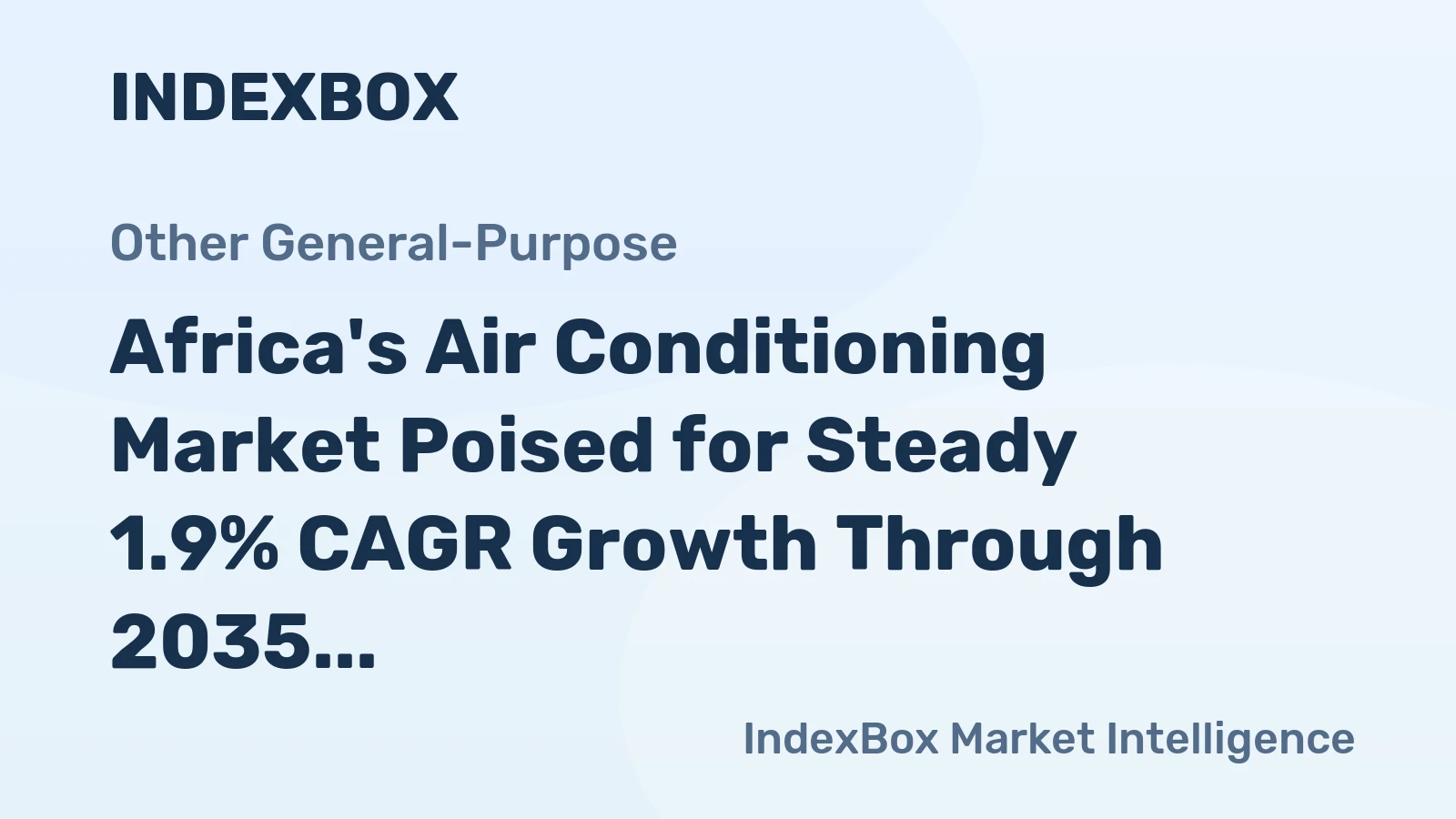 Africa's Air Conditioning Market Poised for Steady 1.9% CAGR Growth Through 2035