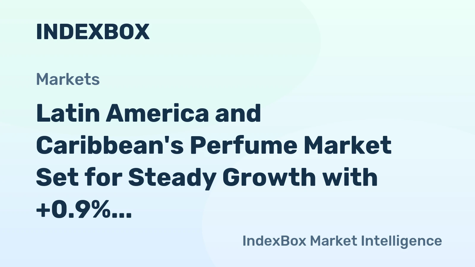 Latin America and Caribbean's Perfume Market Set for Steady Growth with +0.9% CAGR in Value Through 2035