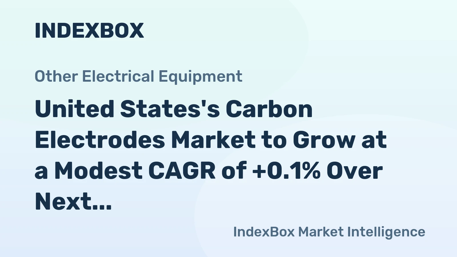 United States's Carbon Electrodes Market to Grow at a Modest CAGR of +0.1% Over Next Decade