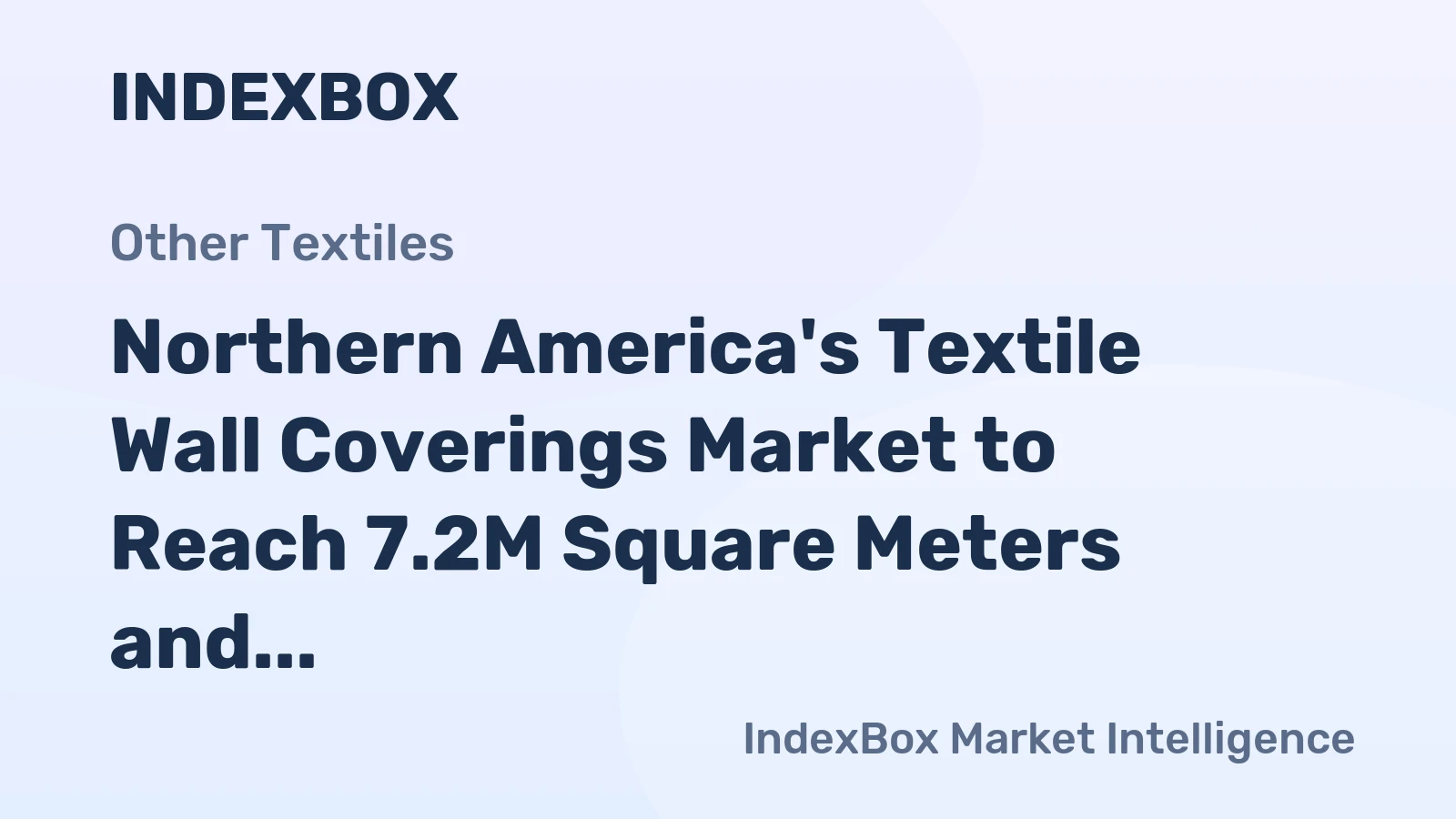 Northern America's Textile Wall Coverings Market to Reach 7.2M Square Meters and $60M by 2035