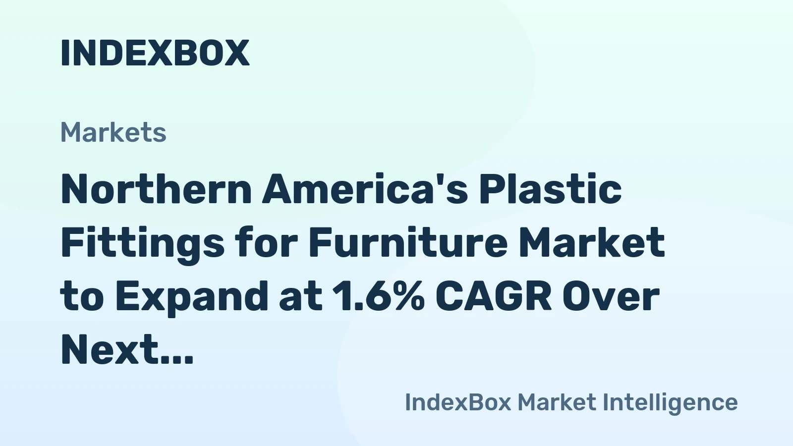Northern America's Plastic Fittings for Furniture Market to Expand at 1.6% CAGR Over Next Decade
