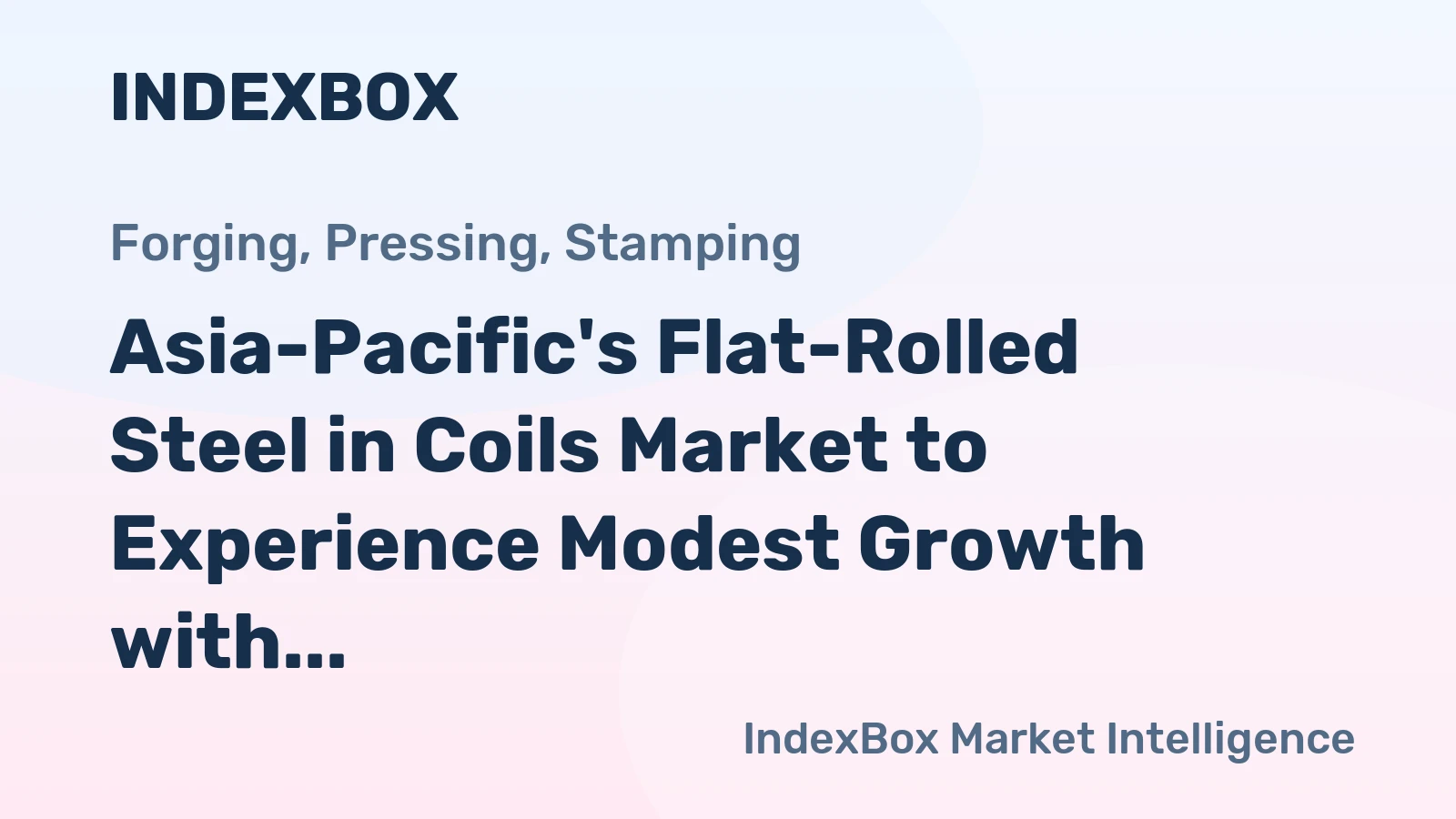 Asia-Pacific's Flat-Rolled Steel in Coils Market to Experience Modest Growth with CAGR of +0.2%