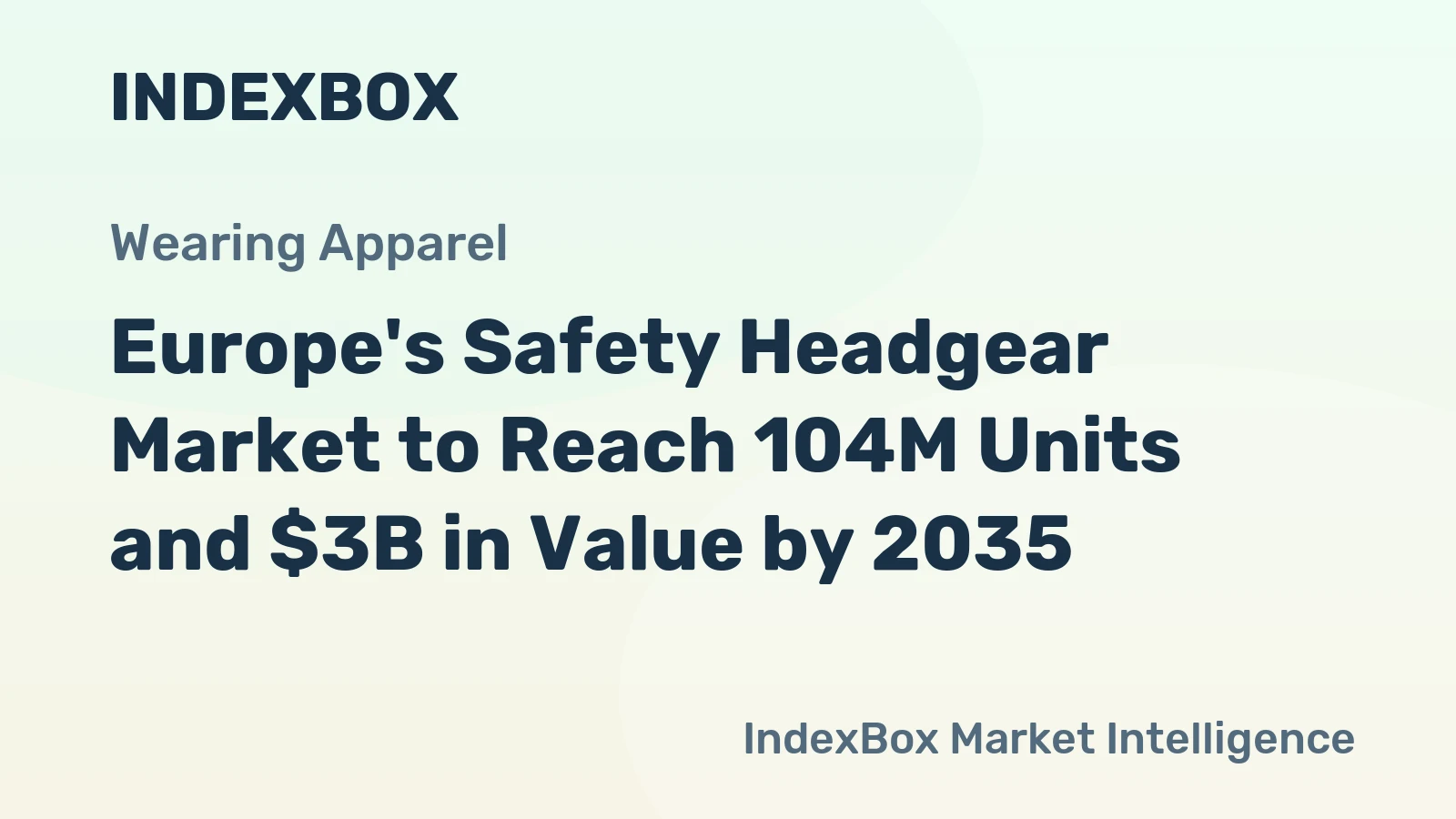 Europe's Safety Headgear Market to Reach 104M Units and $3B in Value by 2035