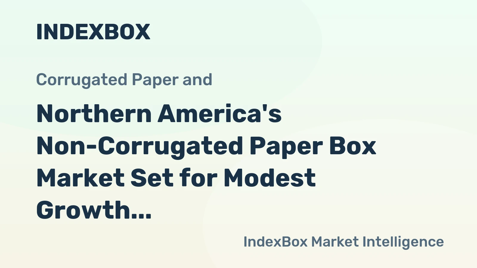 Northern America's Non-Corrugated Paper Box Market Set for Modest Growth with 1.5% CAGR Through 2035