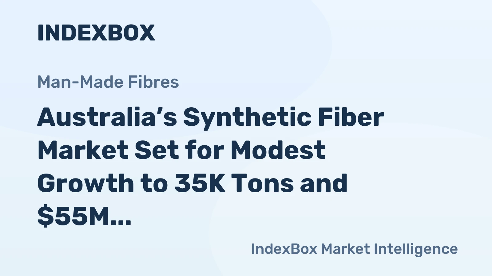 Australia’s Synthetic Fiber Market Set for Modest Growth to 35K Tons and $55M