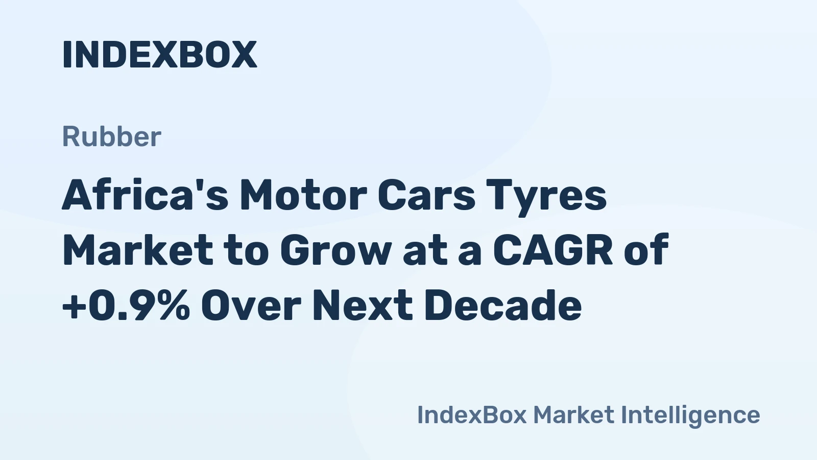 Africa's Motor Cars Tyres Market to Grow at a CAGR of +0.9% Over Next Decade
