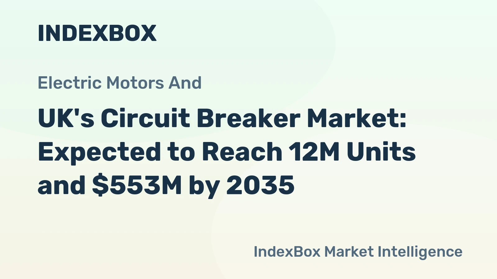 UK's Circuit Breaker Market: Expected to Reach 12M Units and $553M by 2035