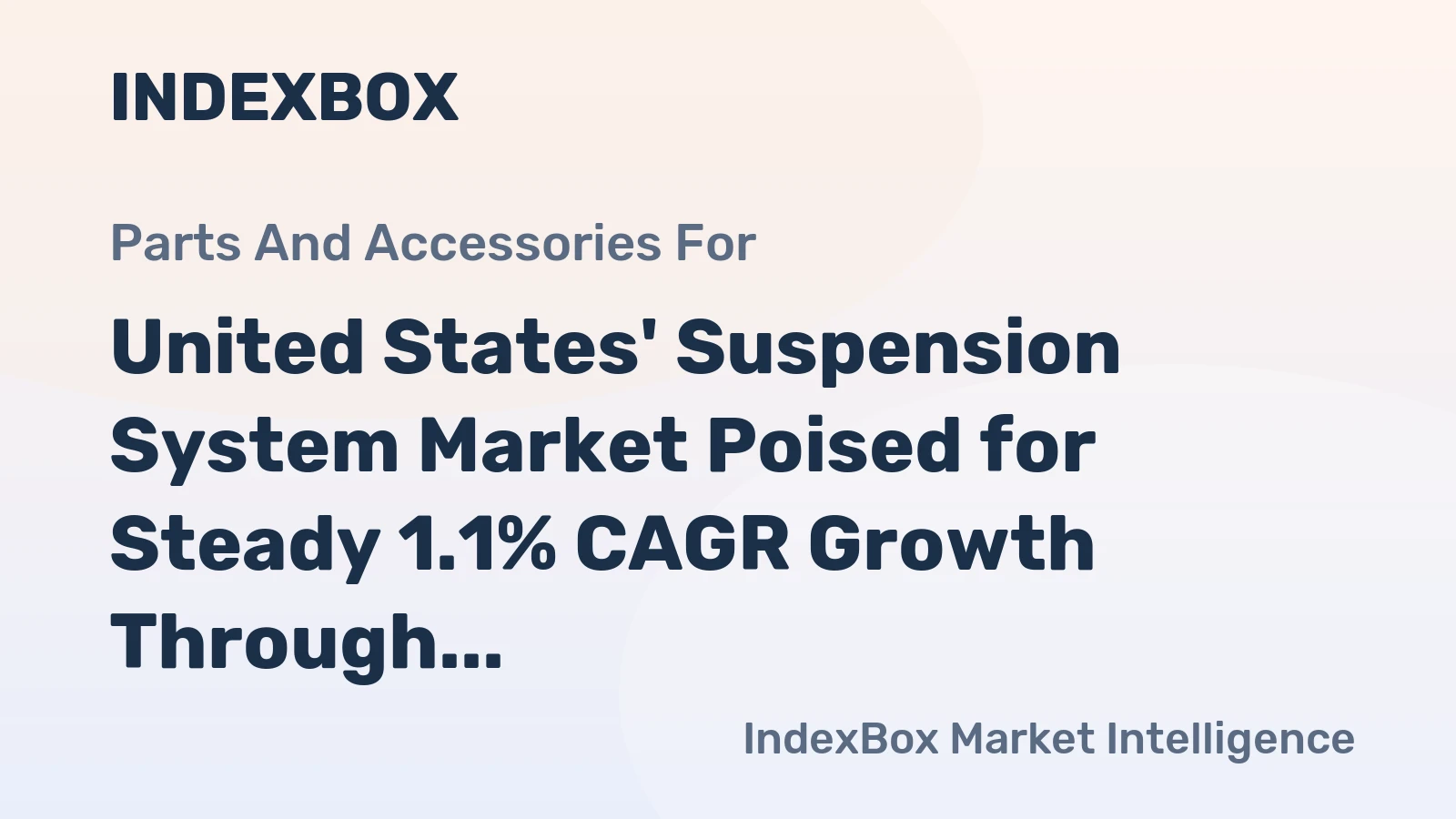 United States' Suspension System Market Poised for Steady 1.1% CAGR Growth Through 2035