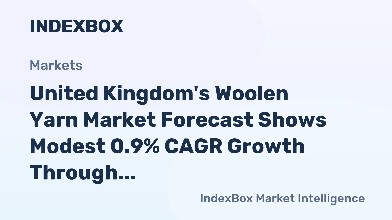 United Kingdom's Woolen Yarn Market Forecast Shows Modest 0.9% CAGR Growth Through 2035