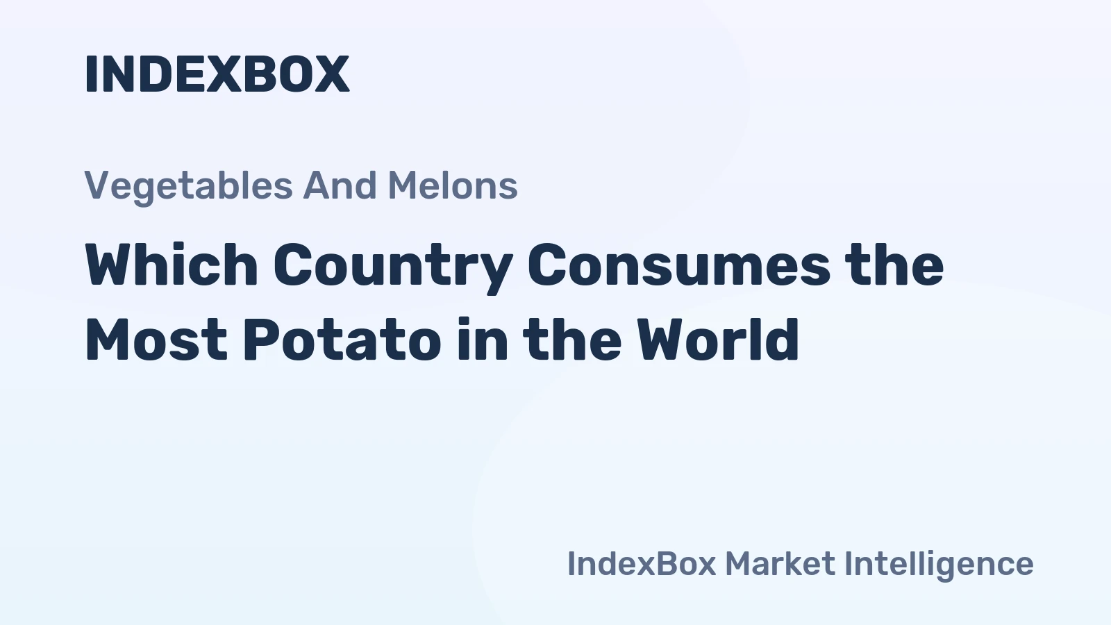 Which Country Consumes the Most Potato in the World?