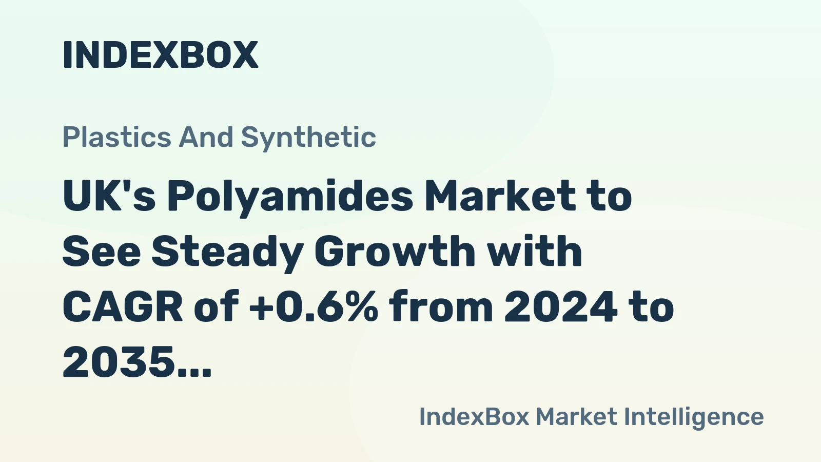 UK's Polyamides Market to See Steady Growth with CAGR of +0.6% from 2024 to 2035