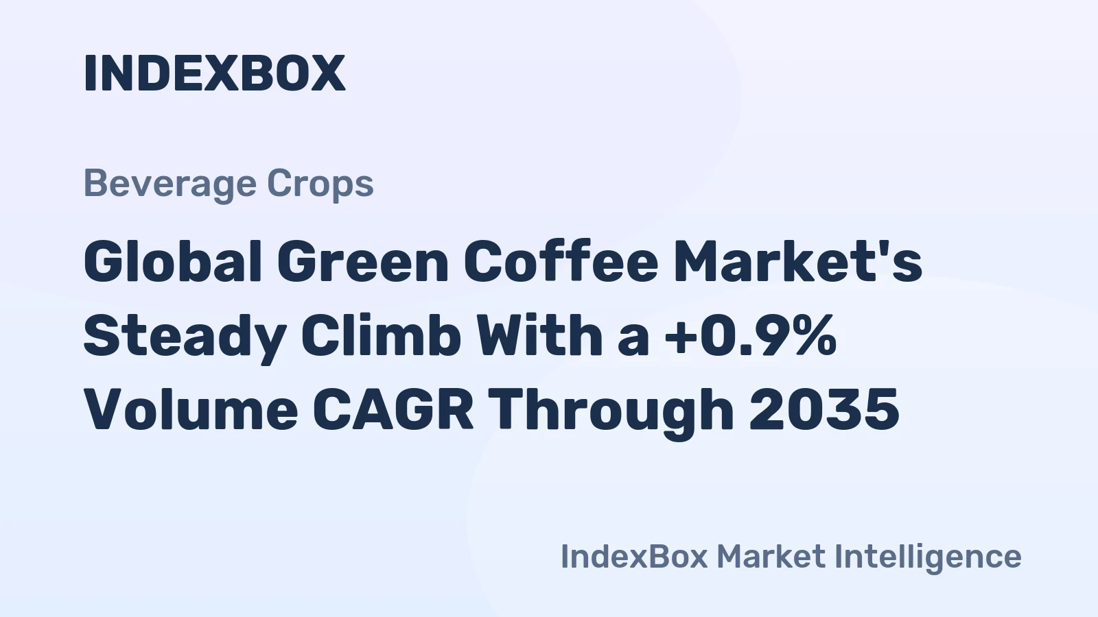 Global Green Coffee Market's Steady Climb With a +0.9% Volume CAGR Through 2035