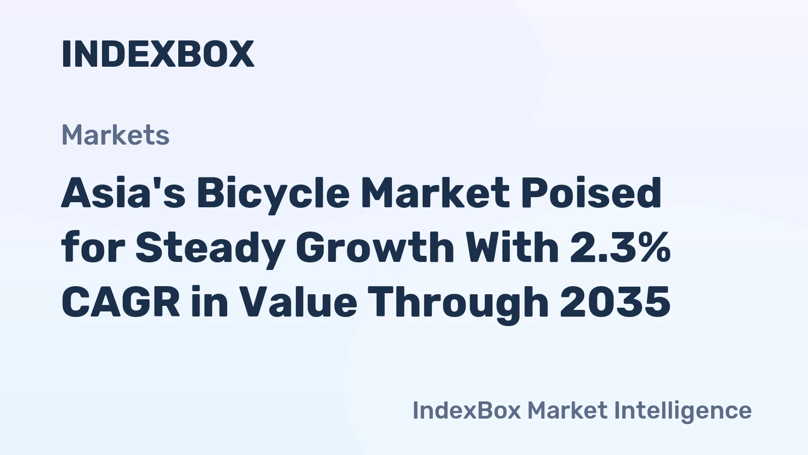 Asia's Bicycle Market Poised for Steady Growth With 2.3% CAGR in Value Through 2035