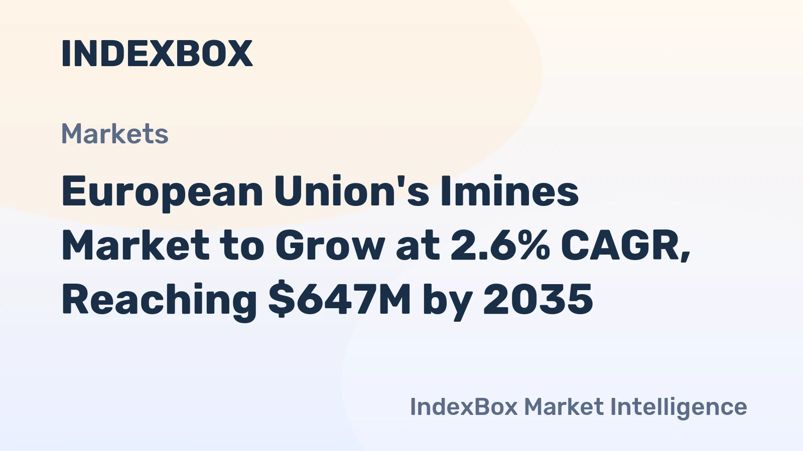 European Union's Imines Market to Grow at 2.6% CAGR, Reaching $647M by 2035