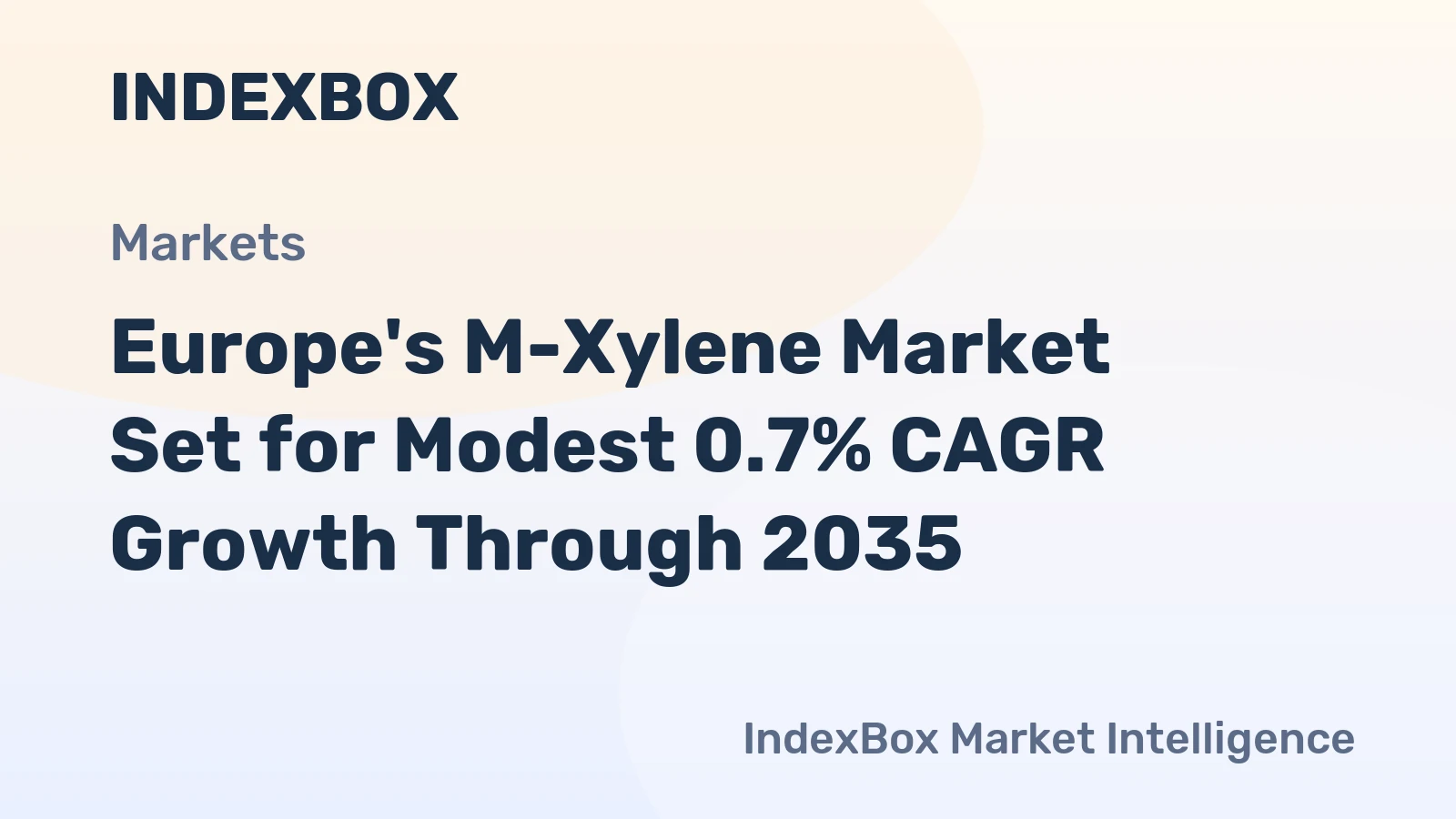 Europe's M-Xylene Market Set for Modest 0.7% CAGR Growth Through 2035