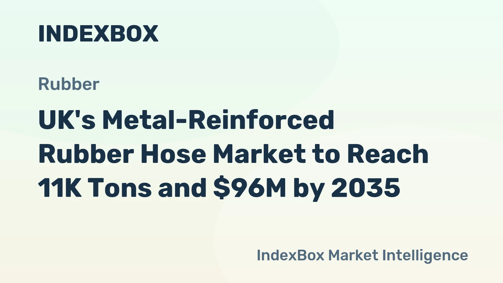 UK's Metal-Reinforced Rubber Hose Market to Reach 11K Tons and $96M by 2035