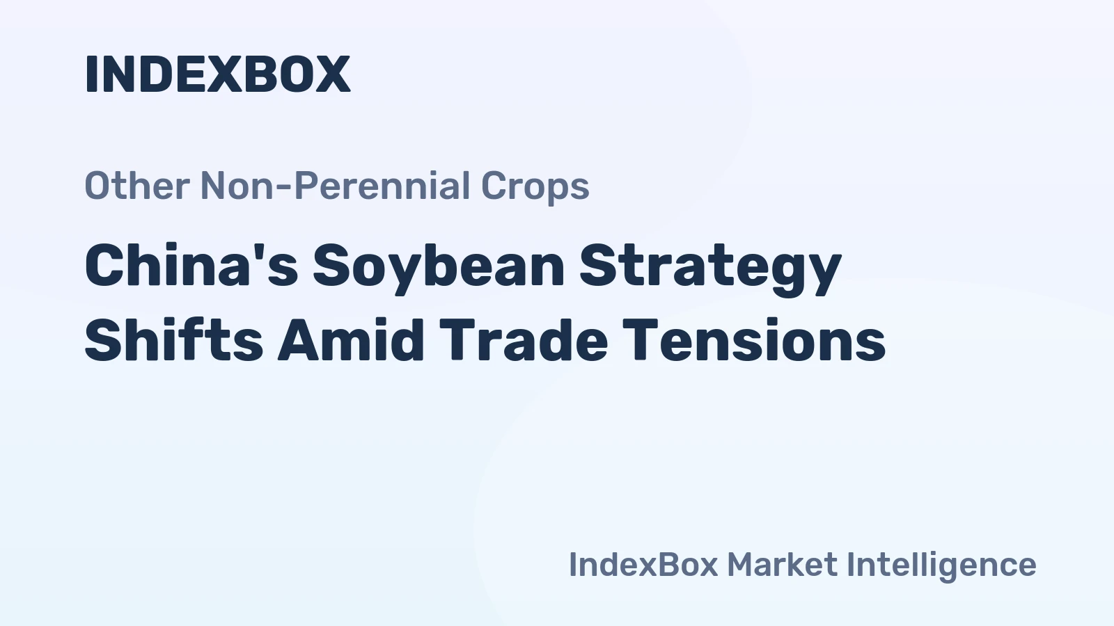 China's Soybean Strategy Shifts Amid Trade Tensions