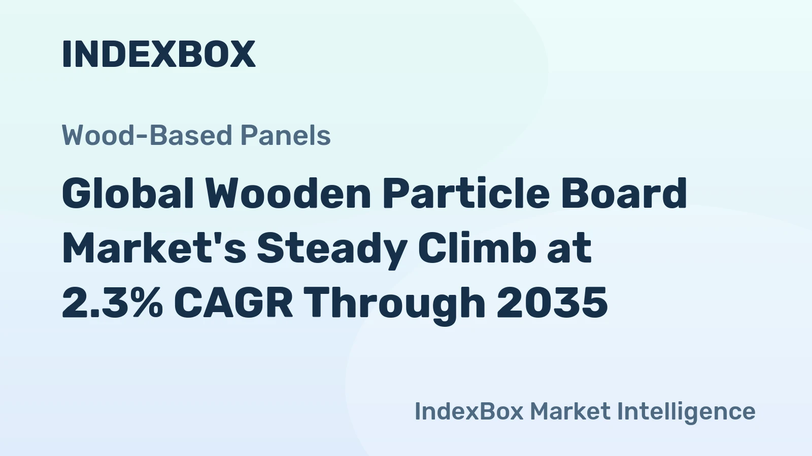 Global Wooden Particle Board Market's Steady Climb at 2.3% CAGR Through 2035