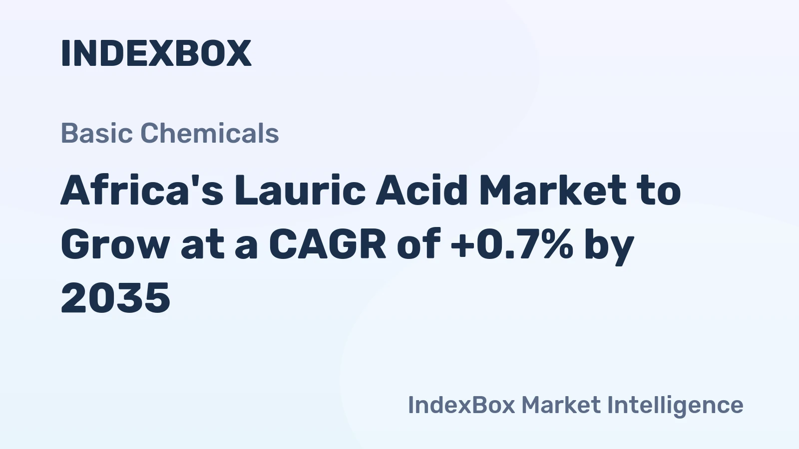 Africa's Lauric Acid Market to Grow at a CAGR of +0.7% by 2035