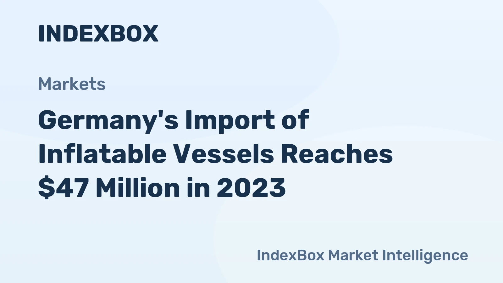 Germany's Import of Inflatable Vessels Reaches $47 Million in 2023