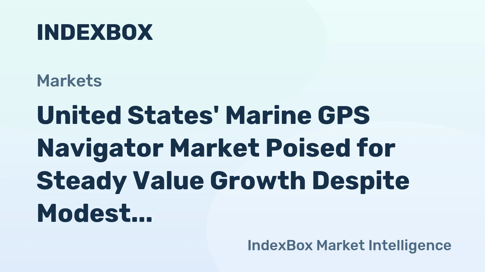 United States' Marine GPS Navigator Market Poised for Steady Value Growth Despite Modest Volume CAGR