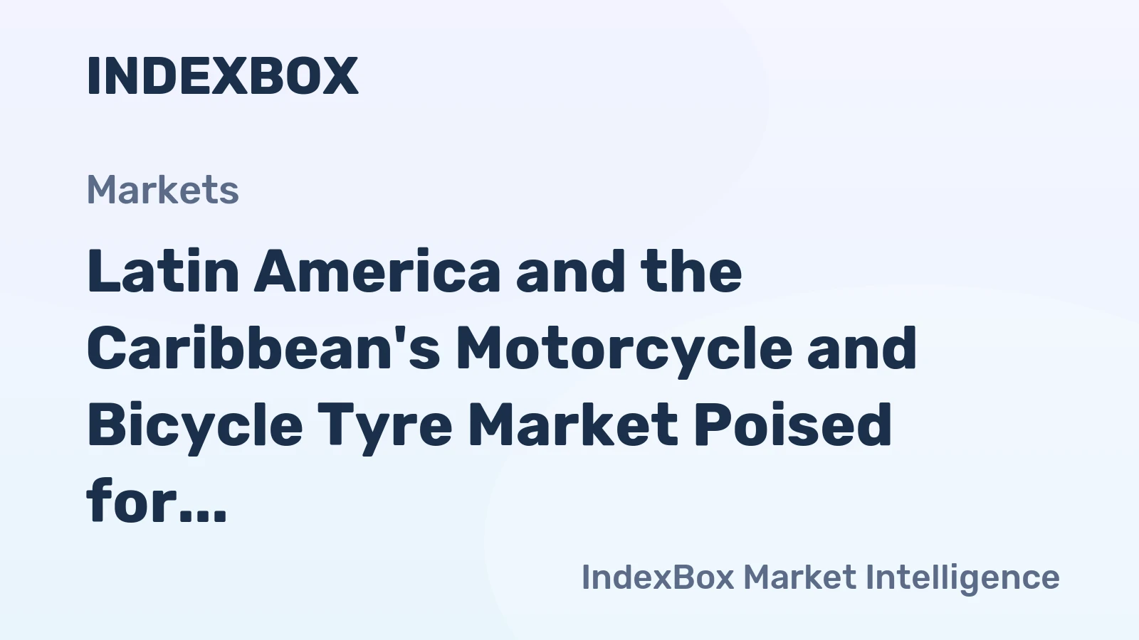 Latin America and the Caribbean's Motorcycle and Bicycle Tyre Market Poised for Steady Growth With a 44% Volume CAGR Through 2035