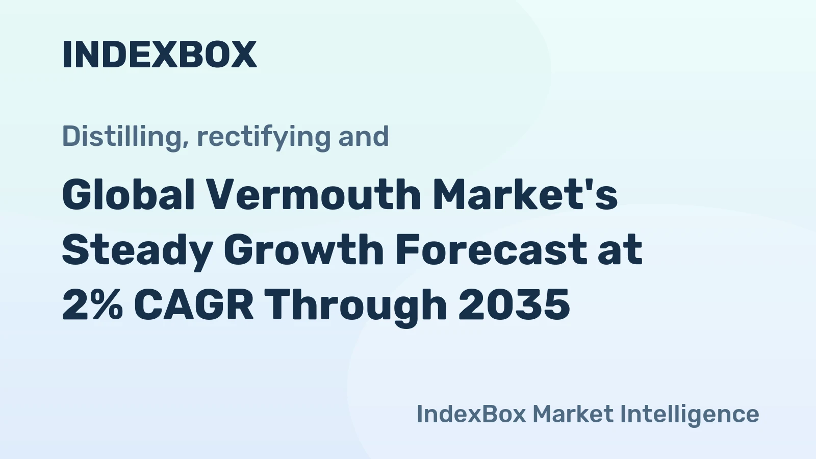 Global Vermouth Market's Steady Growth Forecast at 2% CAGR Through 2035