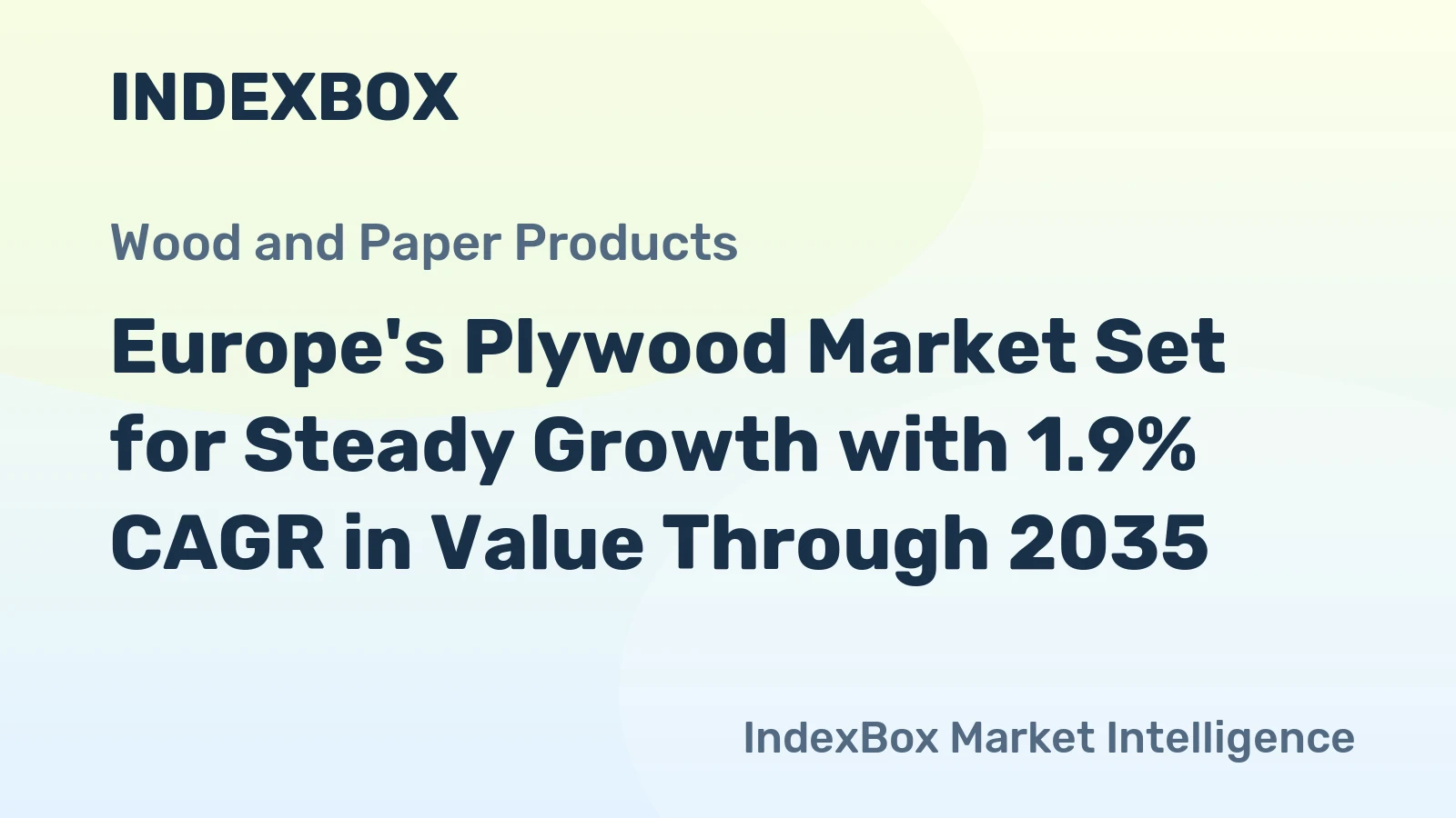 Europe's Plywood Market Set for Steady Growth with 1.9% CAGR in Value Through 2035