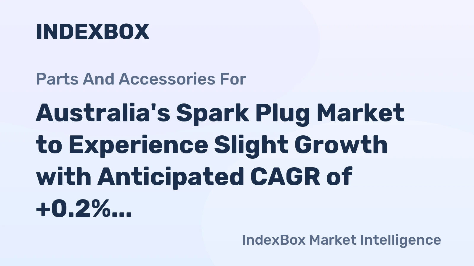 Australia's Spark Plug Market to Experience Slight Growth with Anticipated CAGR of +0.2%