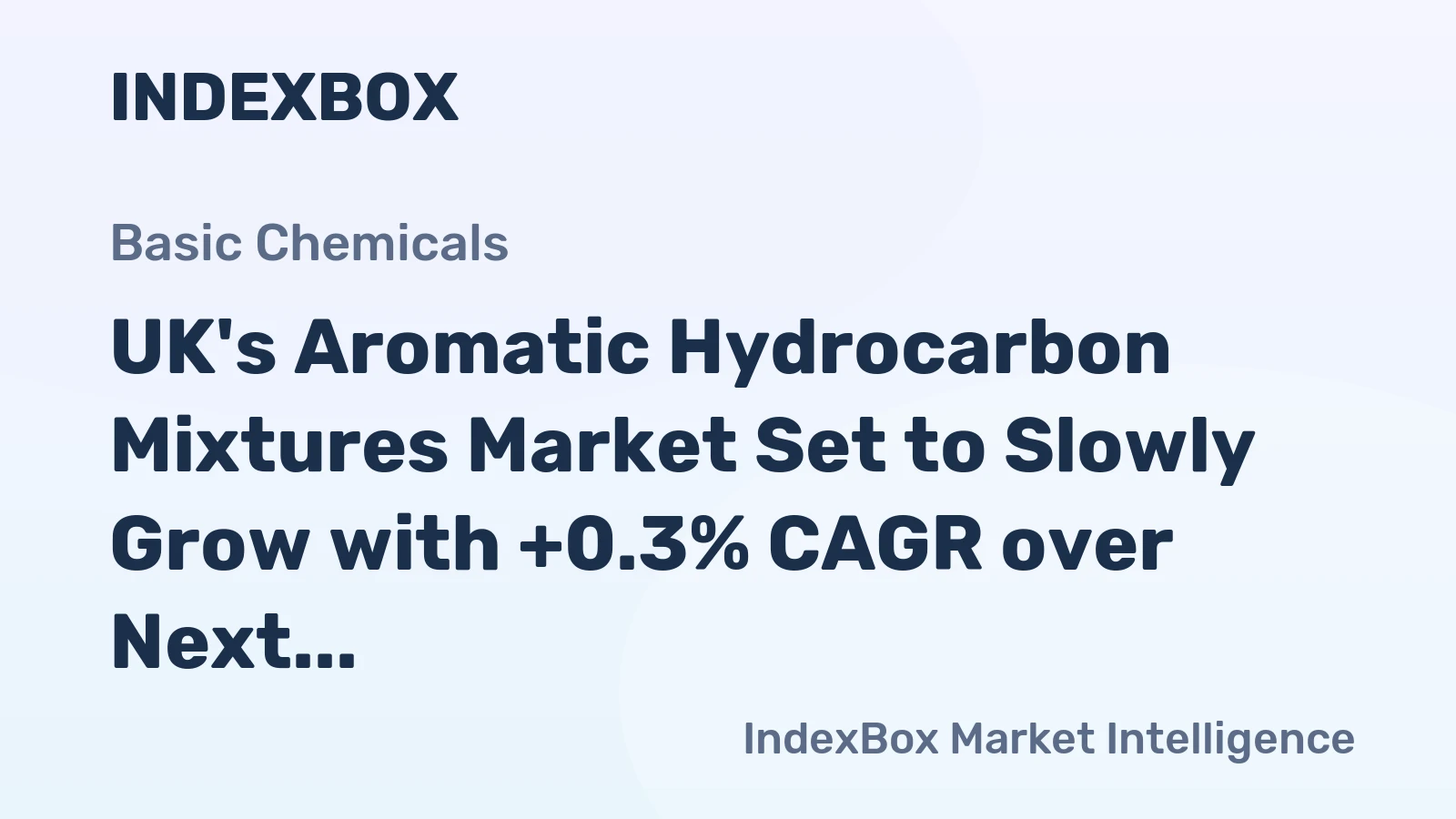 UK's Aromatic Hydrocarbon Mixtures Market Set to Slowly Grow with +0.3% CAGR over Next Decade