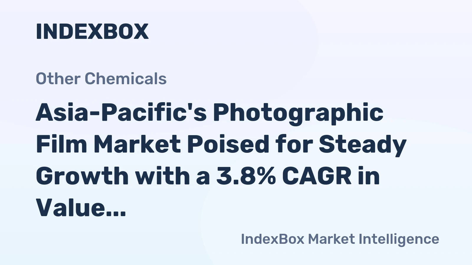 Asia-Pacific's Photographic Film Market Poised for Steady Growth with a 3.8% CAGR in Value Through 2035