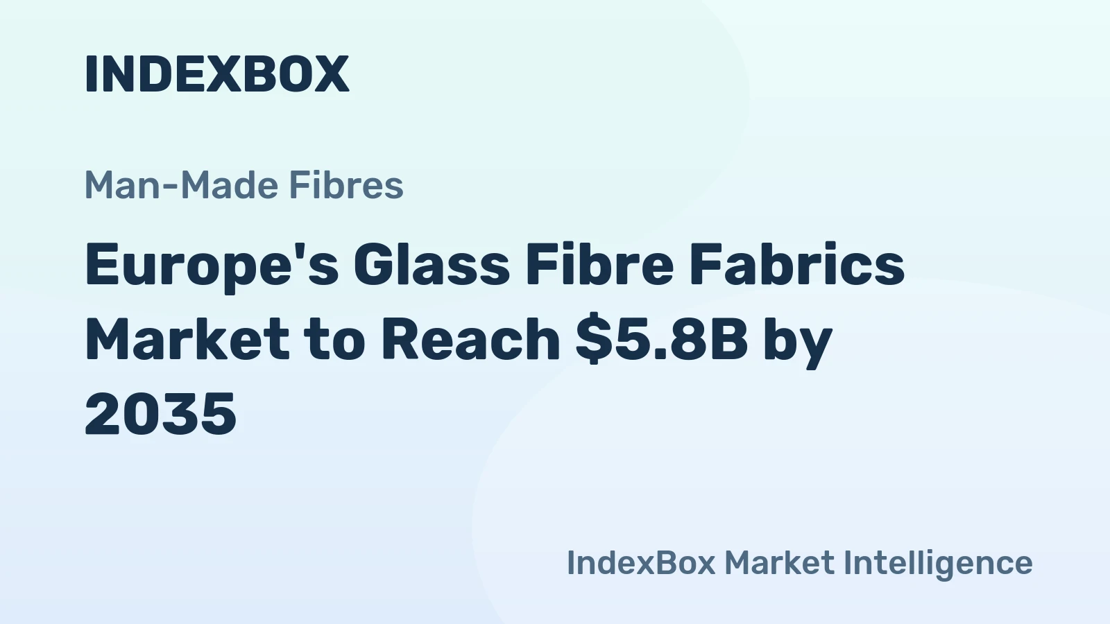Europe's Glass Fibre Fabrics Market to Reach $5.8B by 2035
