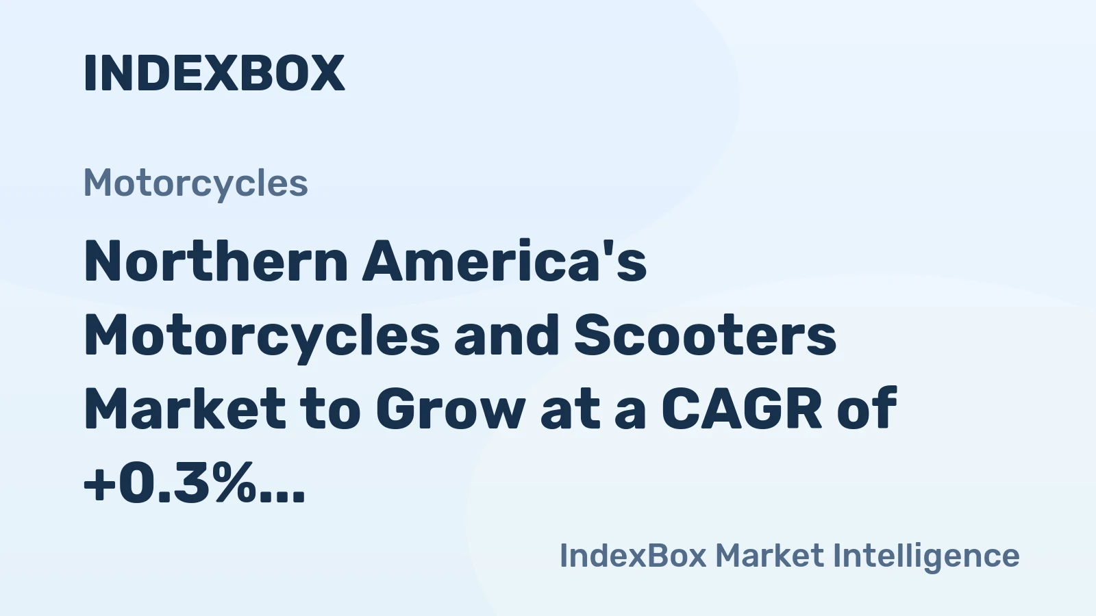 Northern America's Motorcycles and Scooters Market to Grow at a CAGR of +0.3% from 2024-2035, Reaching $24.2B by 2035
