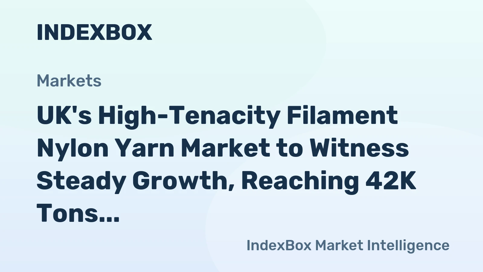 UK's High-Tenacity Filament Nylon Yarn Market to Witness Steady Growth, Reaching 42K Tons and $316M by 2035