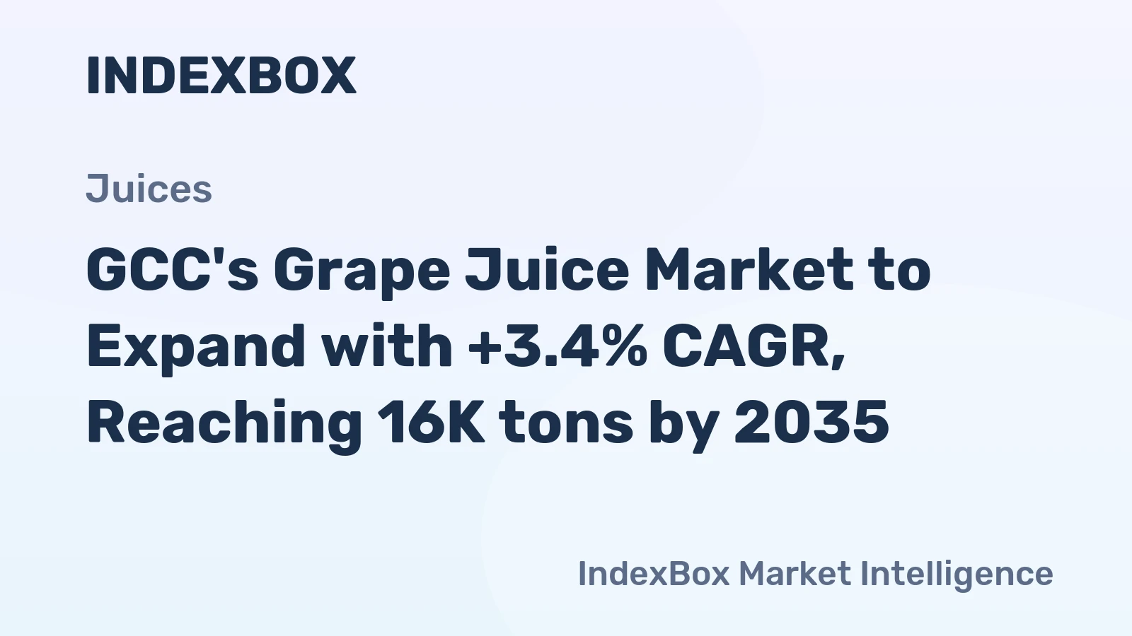GCC's Grape Juice Market to Expand with +3.4% CAGR, Reaching 16K tons by 2035